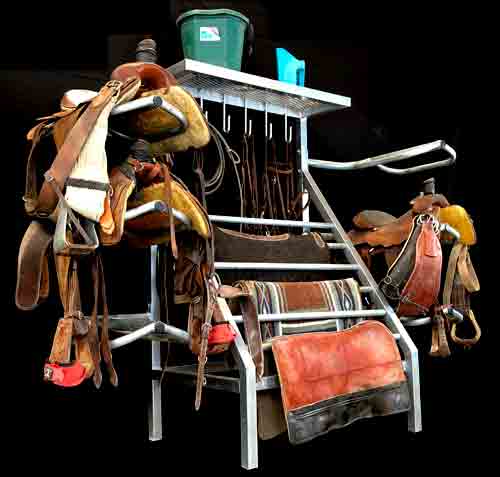Red River Arenas - Saddle Rack